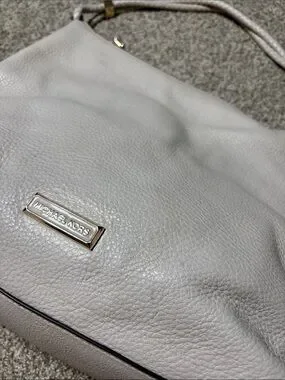 Michael Kors | Bags | Michael Kors Light Cream Pebbled Leather Shoulder ...